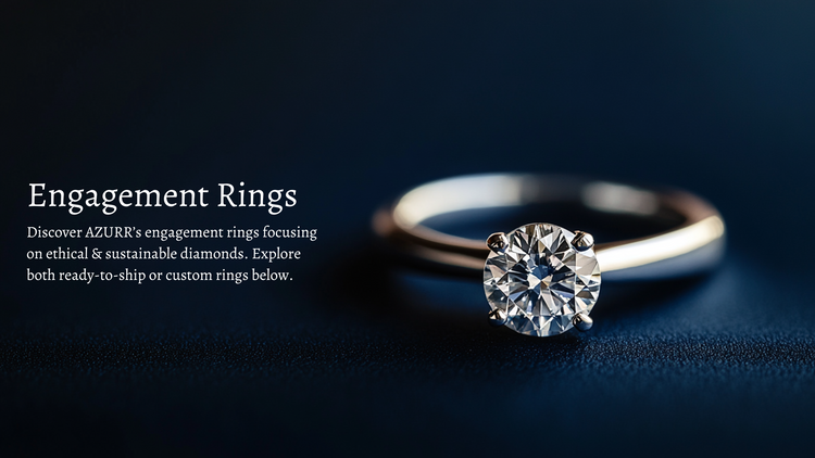 Round Diamond Engagement Rings | AZURR Diamonds